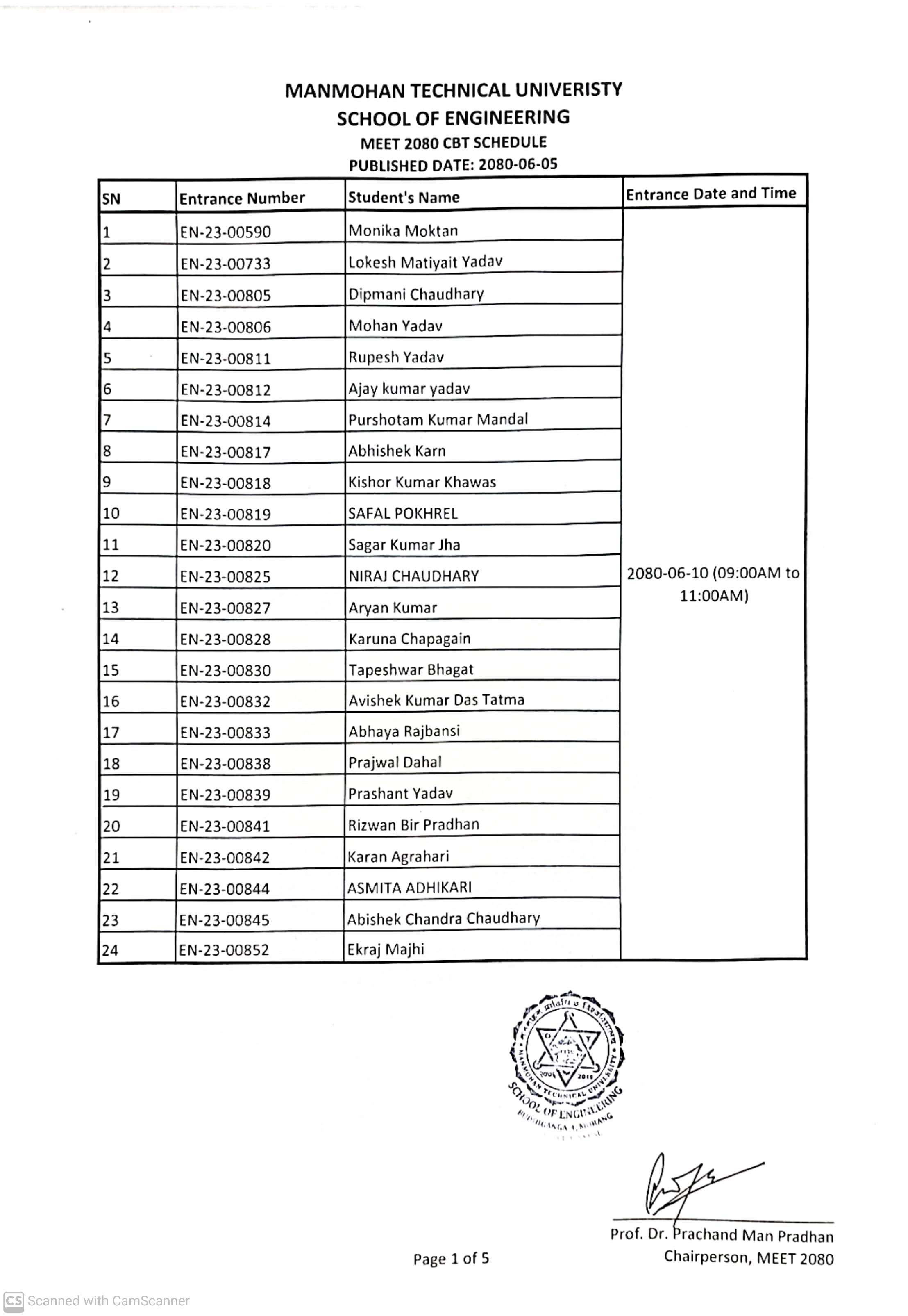 Manmohan Technical University - School of Engineering | Home